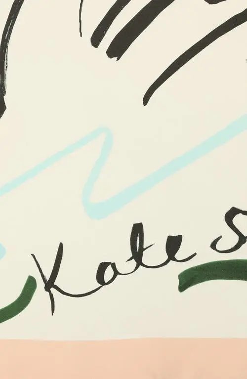Kate Spade New York Swans Print Silk Square Scarf