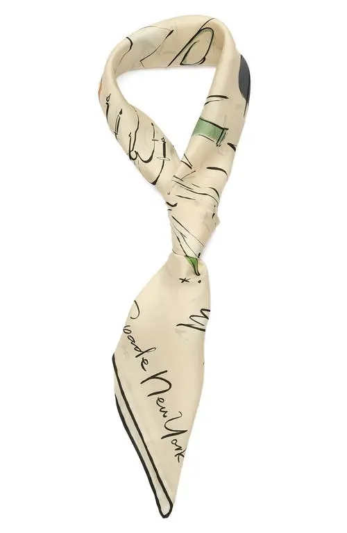 Kate Spade New York New York Dream Silk Square Scarf