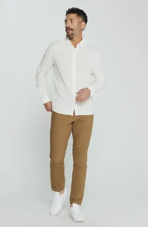 7 Diamonds Oasis Linen Blend Button-up Shirt - White
