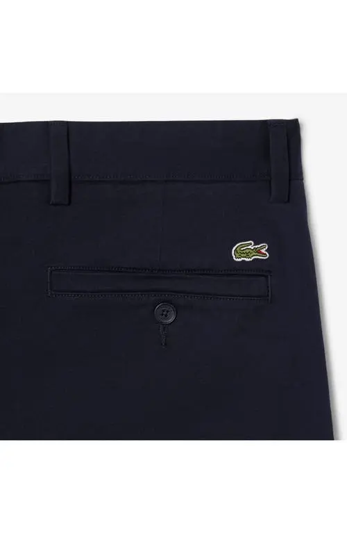 Lacoste Twill Bermuda Chino Shorts - Abysm