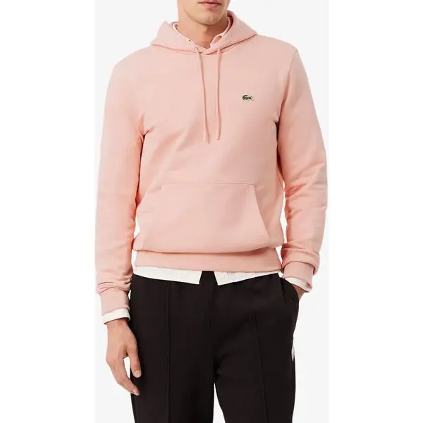 Lacoste Cotton Fleece Pullover Hoodie - Miami
