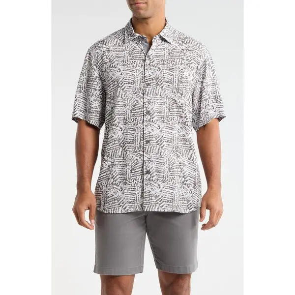 Tommy Bahama Veracruz Cay Sands Island Echo Short Sleeve Button-up Shirt