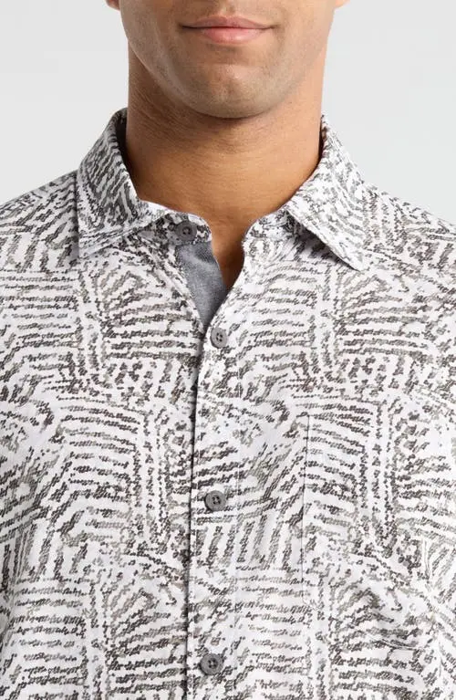 Tommy Bahama Veracruz Cay Sands Island Echo Short Sleeve Button-up Shirt