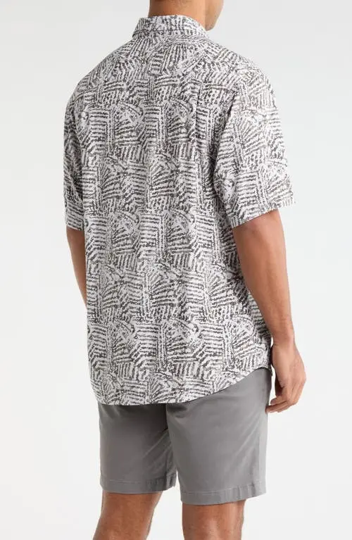 Tommy Bahama Veracruz Cay Sands Island Echo Short Sleeve Button-up Shirt