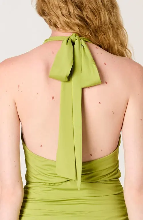 NIA Nayara Halter Neck Maxi Dress