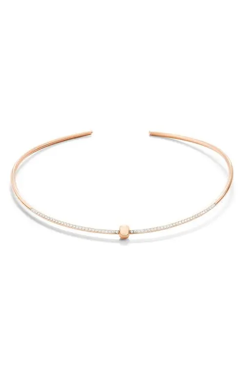 Pomellato Together Choker Necklace - Rose Gold/diamond