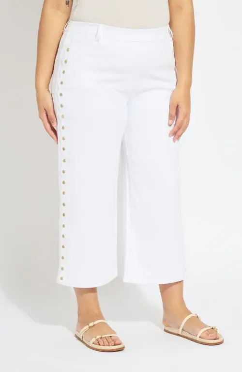 Lyssé Willa Scallop Studded Crop Jeans