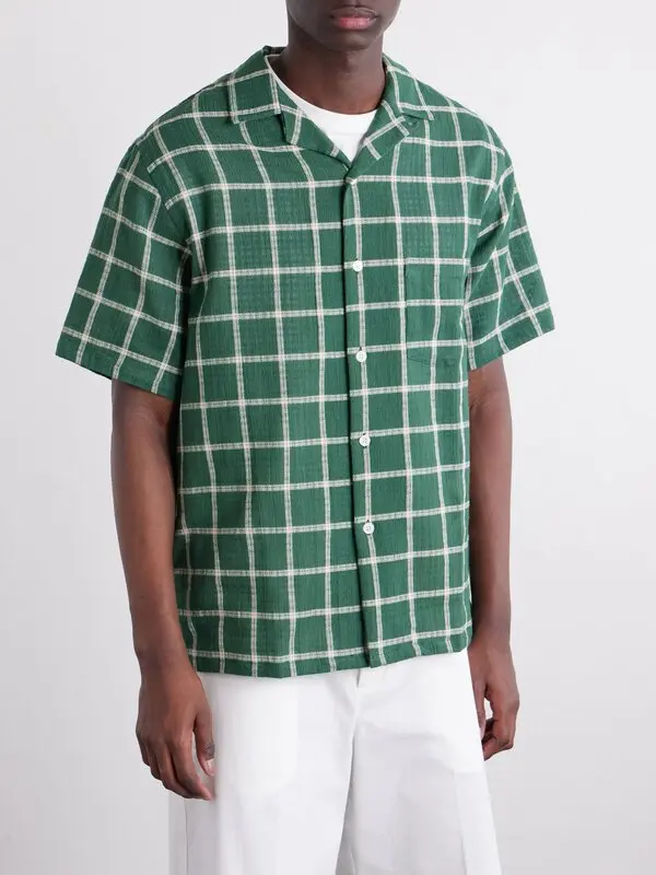 Portuguese Flannel Alvor Checked Organic Cotton Shirt