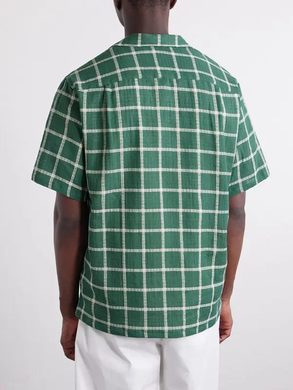 Portuguese Flannel Alvor Checked Organic Cotton Shirt