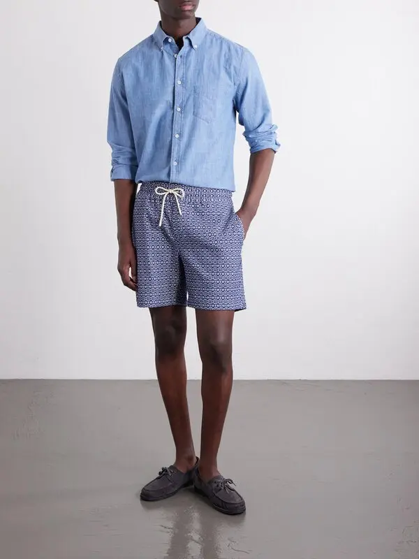 Portuguese Flannel Cotton-chambray Shirt