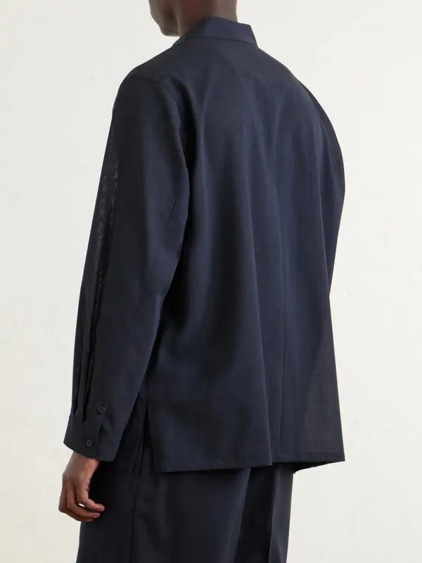 ATON Wool-gauze Shirt