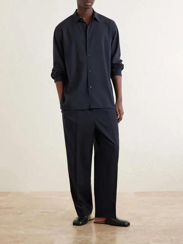 ATON Wool-gauze Shirt
