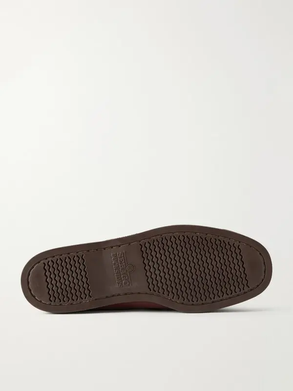 SEBAGO Portland Full-grained Leather Boat Shoes - Brown