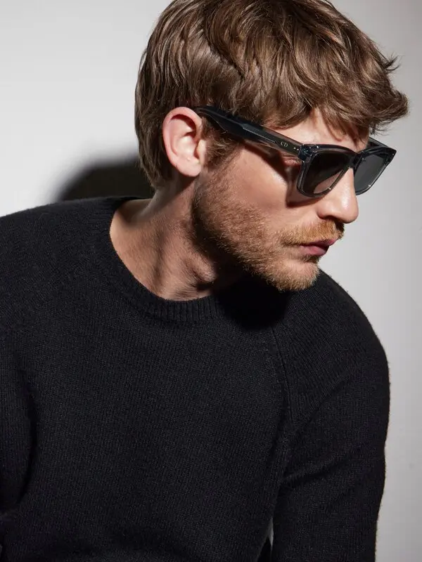 Dior Square Acetate Sunglasses - Blue
