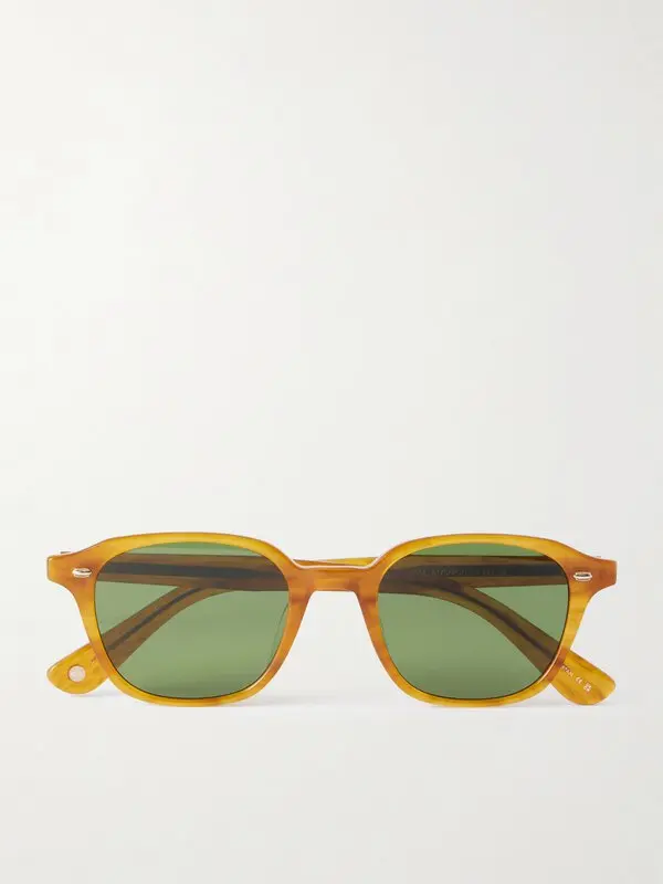 Garrett Leight Lachman Round-frame Sunglasses - Orange