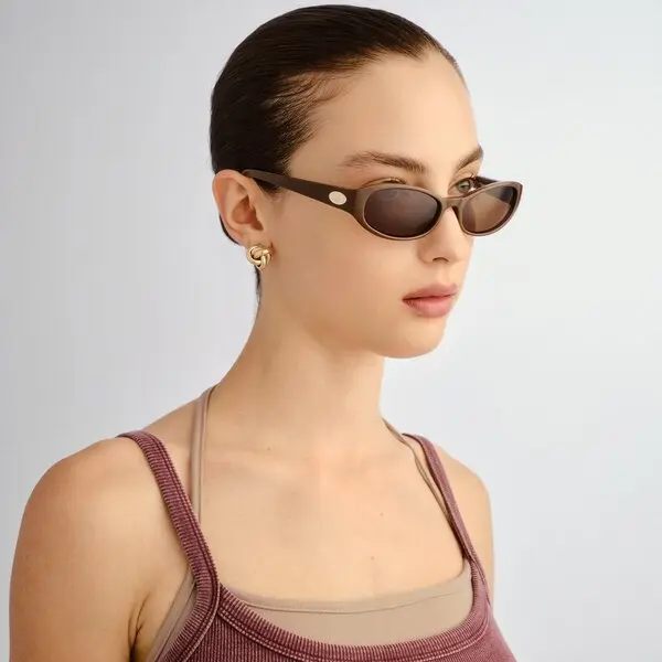 Le Specs Popalicious Sunglasses - Cocoa