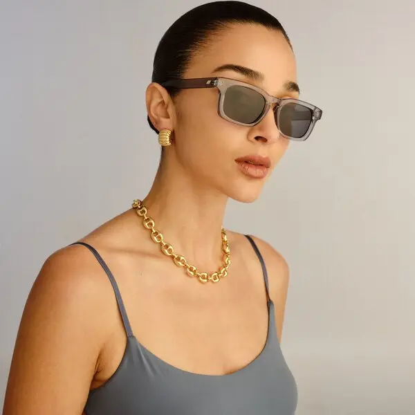 Le Specs Iceberg Sunglasses - Pewter