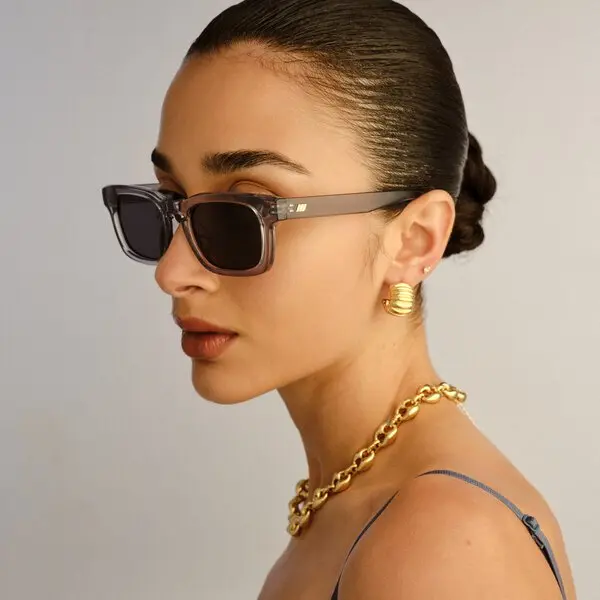 Le Specs Iceberg Sunglasses - Pewter