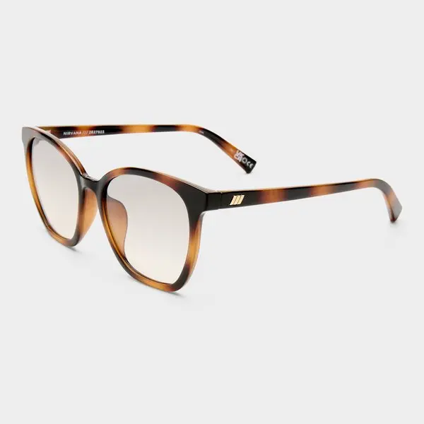 Le Specs Nirvana Round Frame Sunglasses - Tort