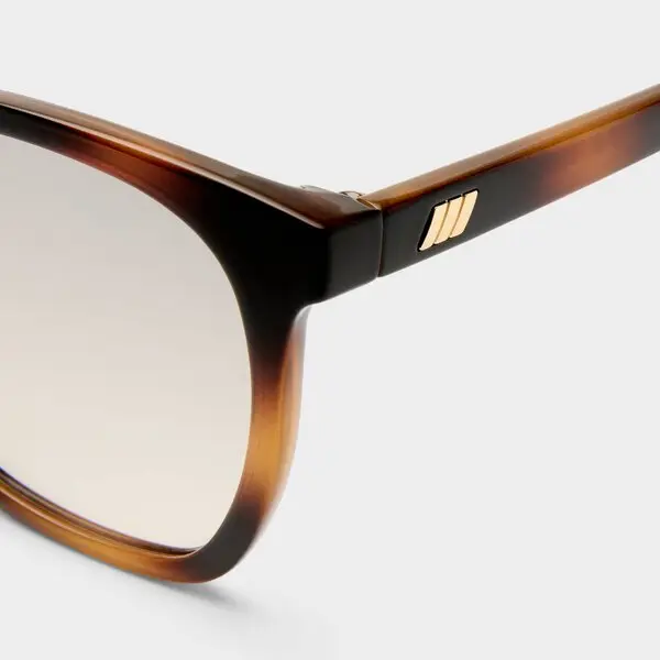 Le Specs Nirvana Round Frame Sunglasses - Tort