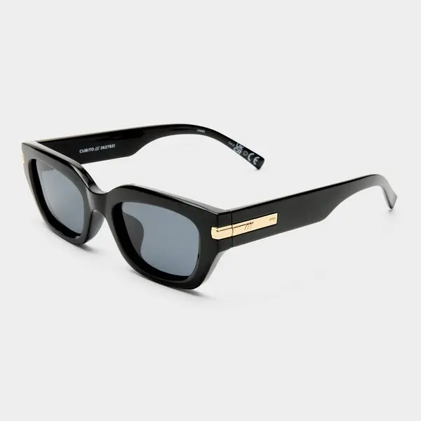 Le Specs Cubito + | Polarized Sunglasses - Black