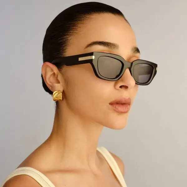 Le Specs Cubito + | Polarized Sunglasses - Black