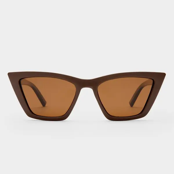 Le Specs Velodrome Polarized Sunglasses - Cocoa