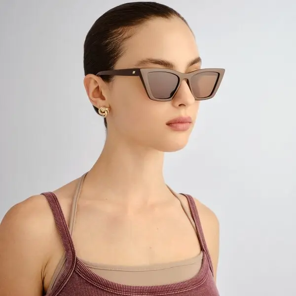 Le Specs Velodrome Polarized Sunglasses - Cocoa