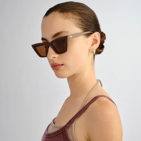 Le Specs Velodrome Polarized Sunglasses - Cocoa