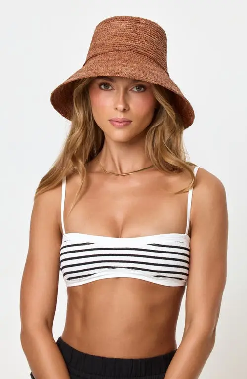 L*Space Seville Raffia Bucket Hat