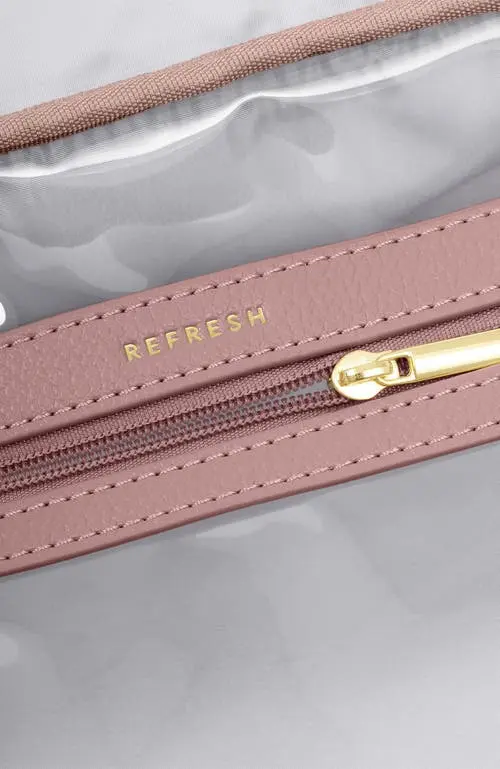 KATIE LOXTON Hanging Makeup And Toiletry Bag - Deep Rose
