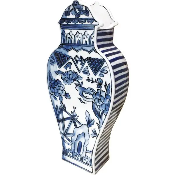 TWIG NEW YORK Well Versed Medium Blue Vase - Multi