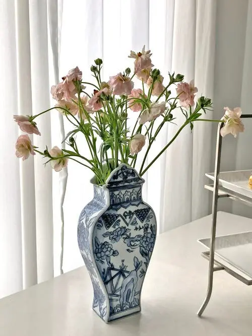 TWIG NEW YORK Well Versed Medium Blue Vase