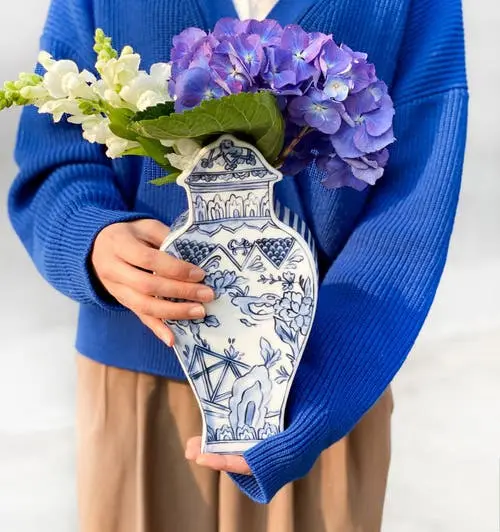 TWIG NEW YORK Well Versed Medium Blue Vase