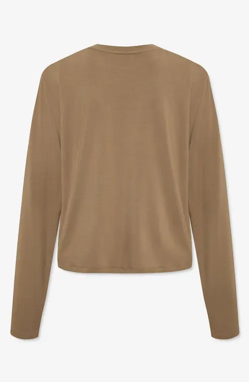 THIRTY YEARS Modal Long Sleeve Tee - Toffee