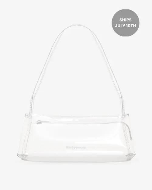 THIRTY YEARS Shoulder Bag - Clear
