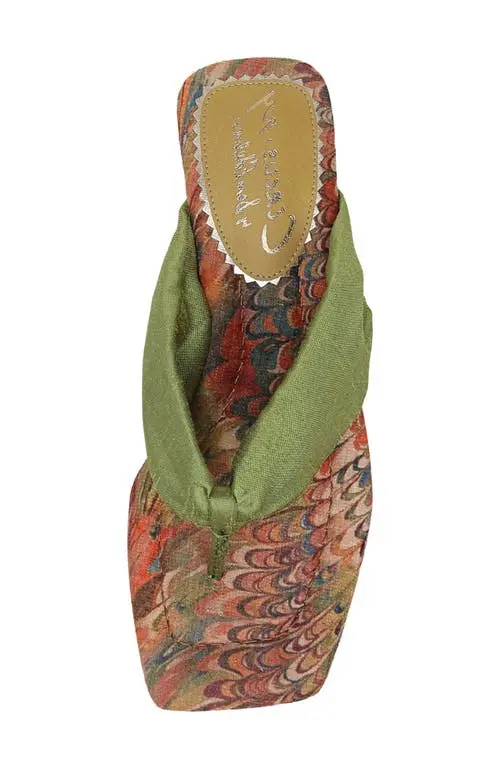 CIRCUS NY BY SAM EDELMAN Colette Block Heel Sandal - Green Fern