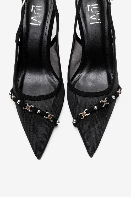 PROLOGUE SHOES Pioren Stiletto Pump - Black