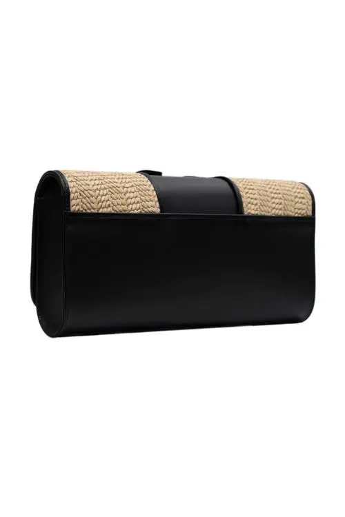 Perrin La Parisienne Raphia Clutch