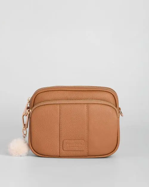 POM POM LONDON Original Crossbody Bag - Maple