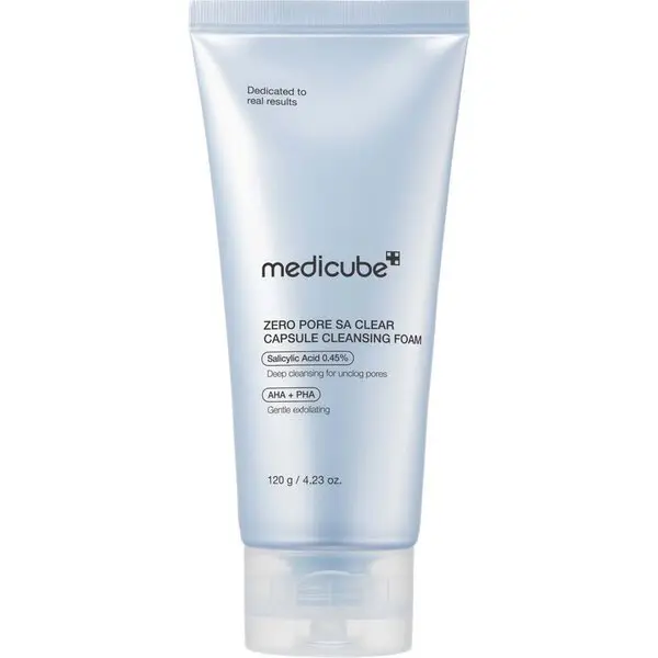 Name Medicube Zero Pore Sa Clear Capsule Cleansing Foam - Blue