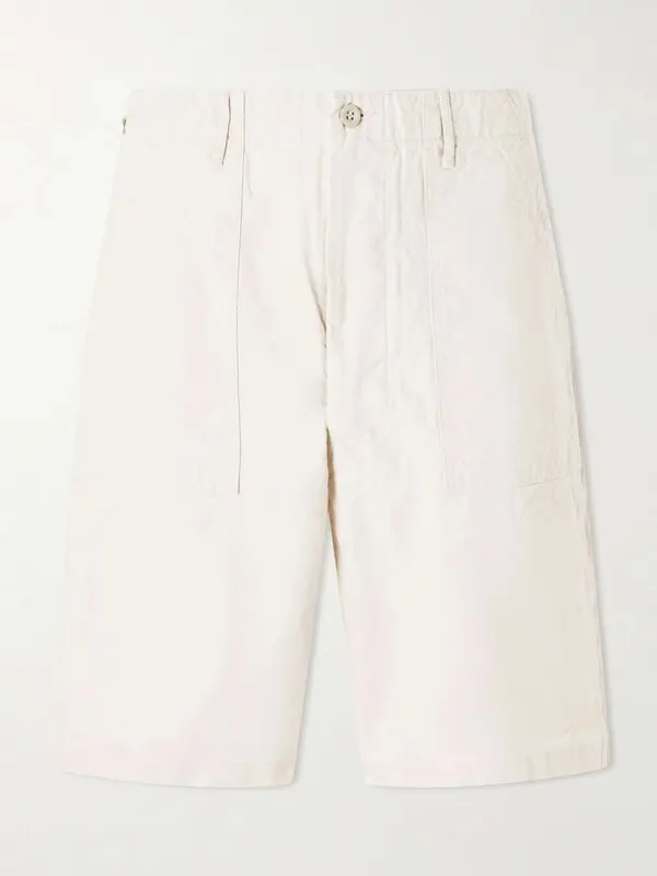 ORSLOW Summer Fatigue Straight-leg Cotton Shorts