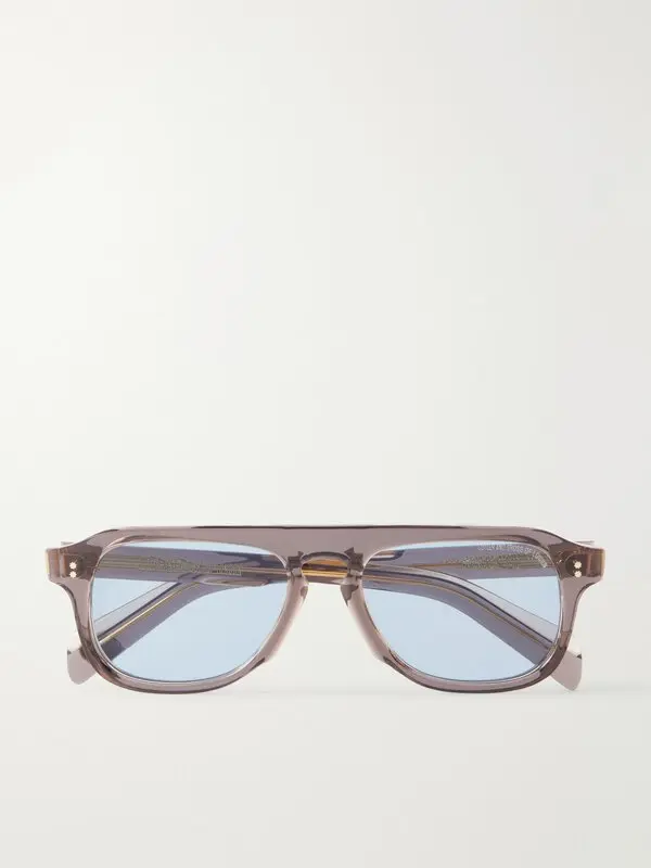 CUTLER AND GROSS Aviator-style Sunglasses - Brown