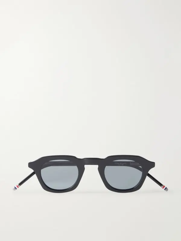 Thom Browne Round-frame Sunglasses - Black