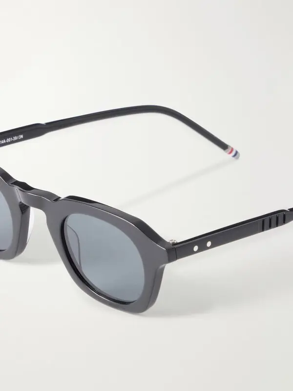 Thom Browne Round-frame Sunglasses - Black