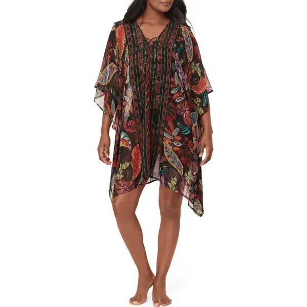 Miraclesuit Pluma Orla Metallic Kaftan