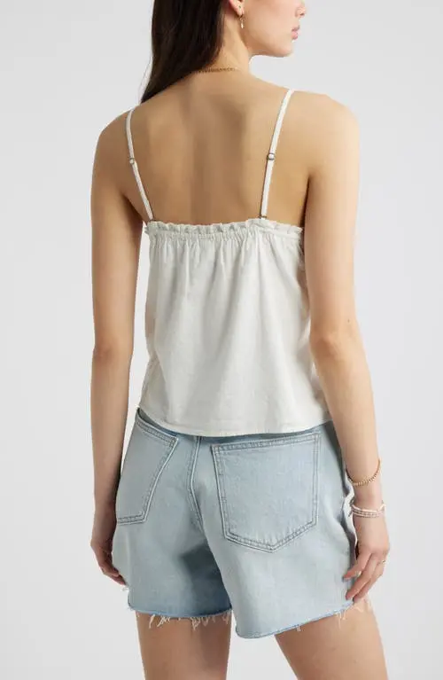 Bp. Cotton Eyelet Pintuck Camisole - Ivory