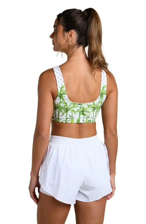La Blanca Club Palm Sports Bra - Lime