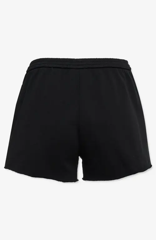 THIRTY YEARS Mid-rise French Terry Sweatshorts - Black