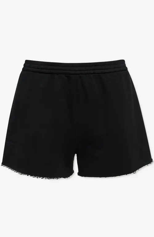 THIRTY YEARS Mid-rise French Terry Sweatshorts - Black